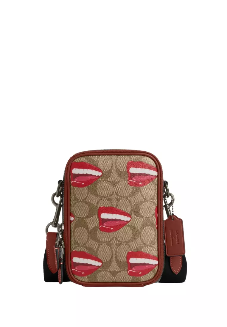 Jual Coach Coach X Tom Wesselmann Stanton Crossbody In Signature Canvas ...