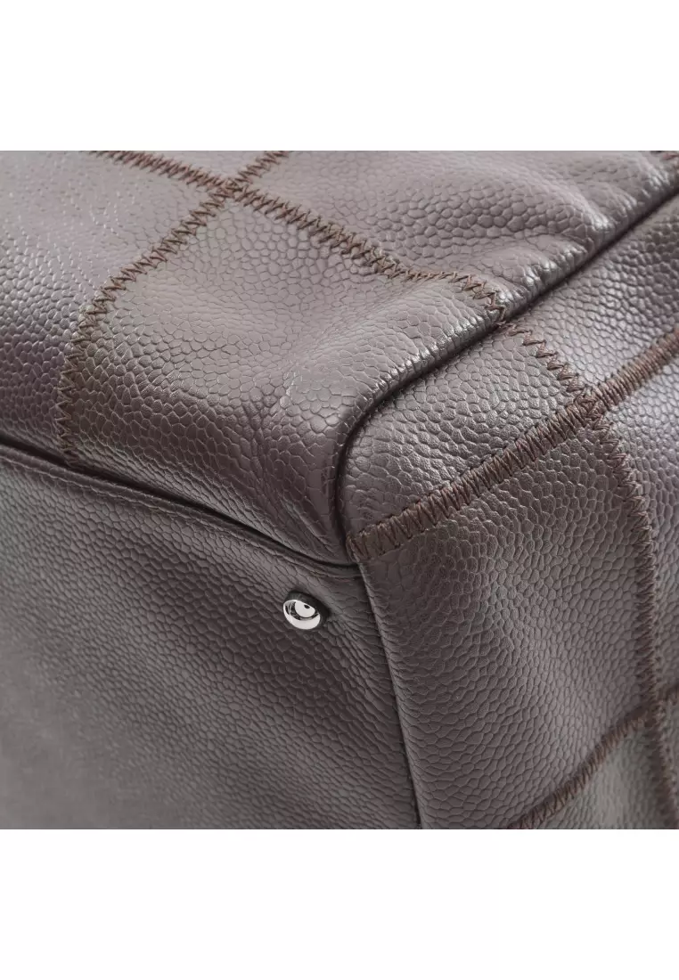 Buy Chanel Pre-Loved Chanel chocolate bar Boston bag Shoulder bag tote ...