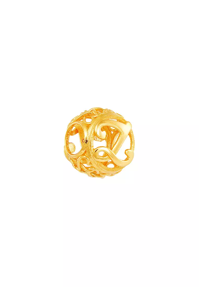 Buy HABIB HABIB 916/22K Yellow Gold Alphabet Charm A01 3555P Q1023(Z ...