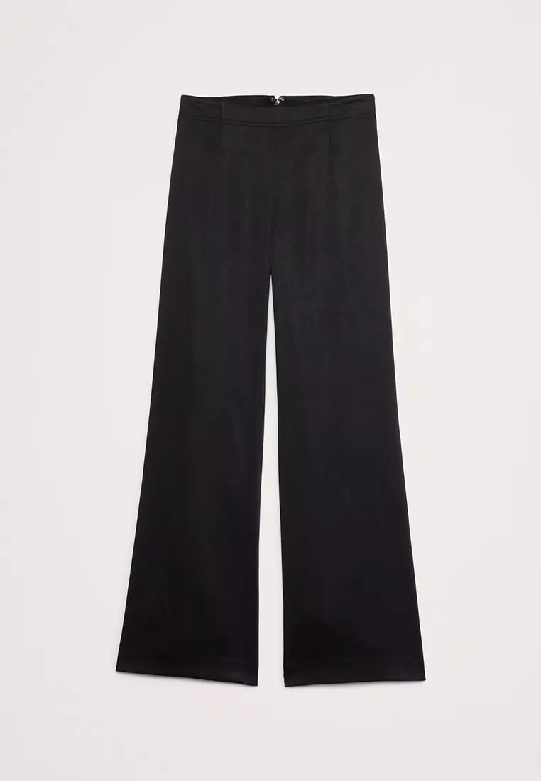 Buy Banana Republic Mid-Rise Kick-Flare Satin Ankle Pant 2025 Online ...
