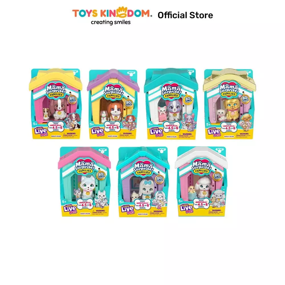 Jual TOYS KINGDOM LITTLE LIVE PETS PLAYSET MAMA SURPRISE FAMILIES MAMAS ...