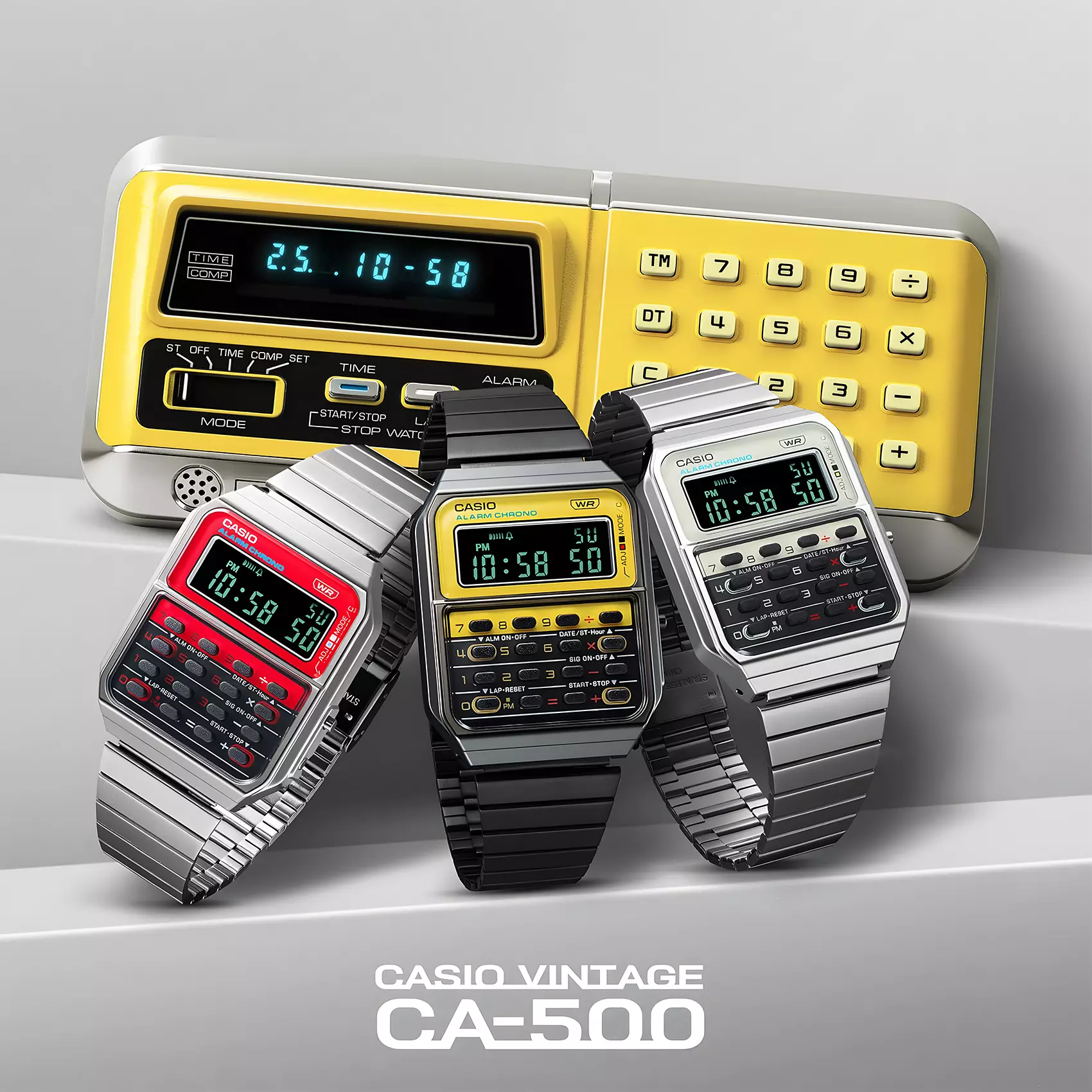 Jual Casio Casio Calculator White Dial - Jam Tangan Digital Pria ...