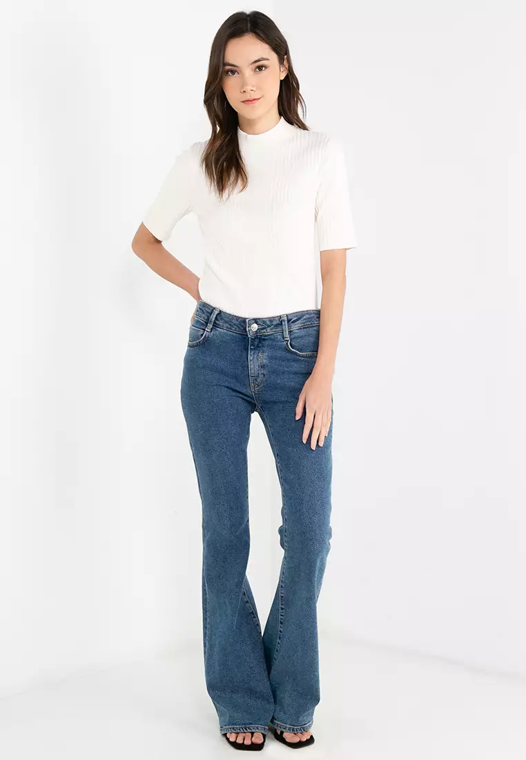 & Other Stories Fitted Mixed Rib Top 2024 | Buy & Other Stories Online ...