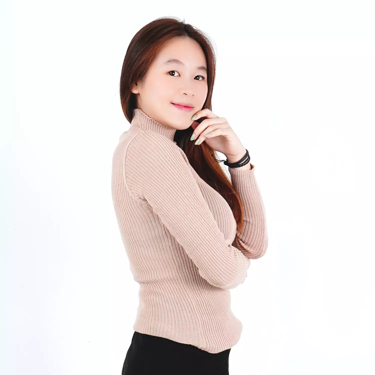 Jual Okechuku OKECHUKU Elza - Sweater Rajut Sweter Leher Tinggi Knit ...