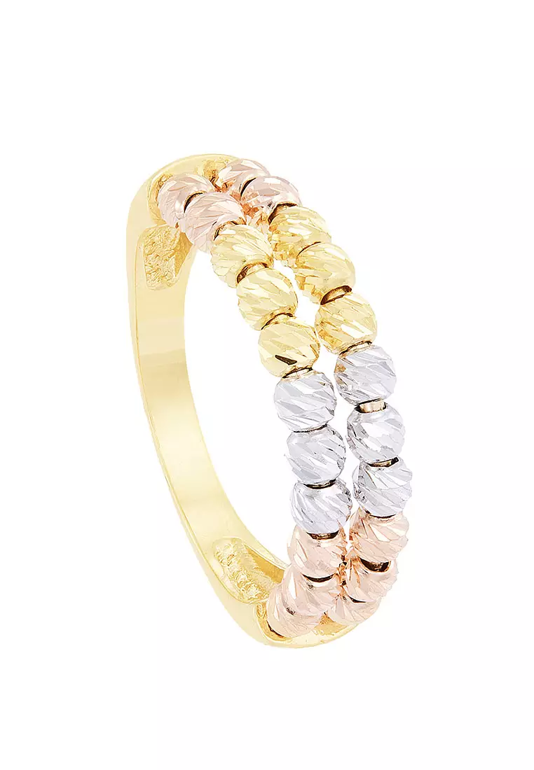 Buy HABIB HABIB 585/14K Yellow, Rose and White Gold Ring RBD 18-3T 2024 ...