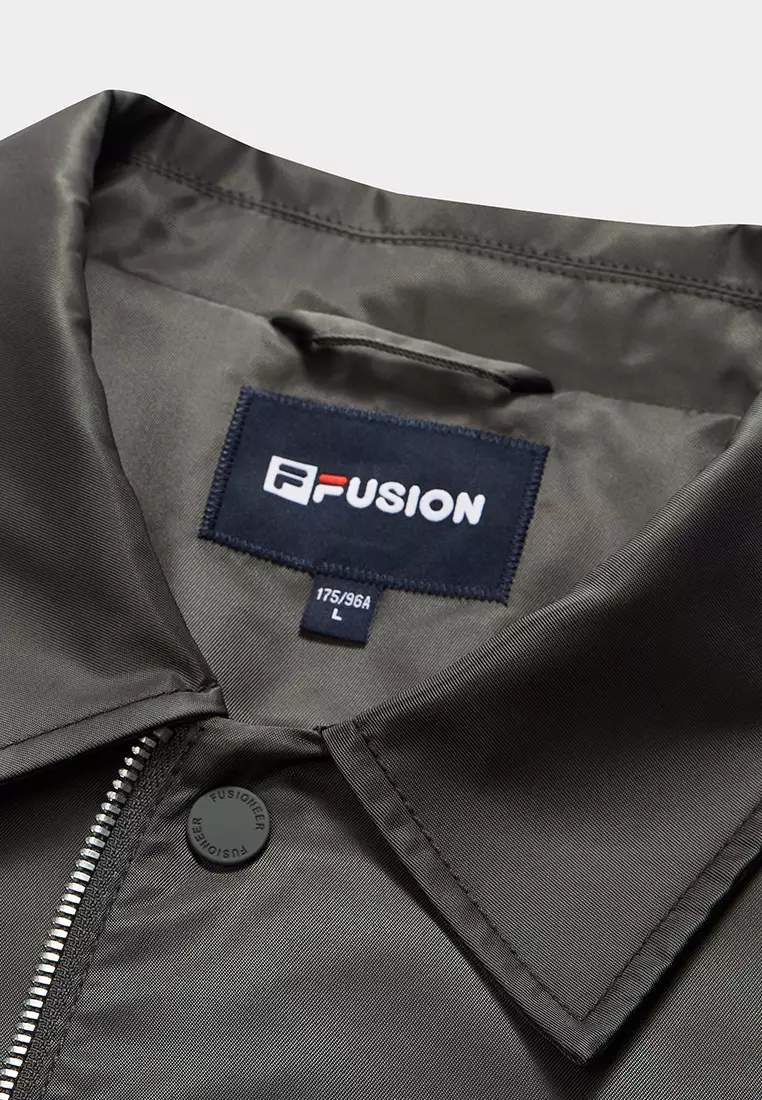Buy FILA FILA FUSION INLINE FUSIONEER Men Woven Jacket (Grey) 2026 ...
