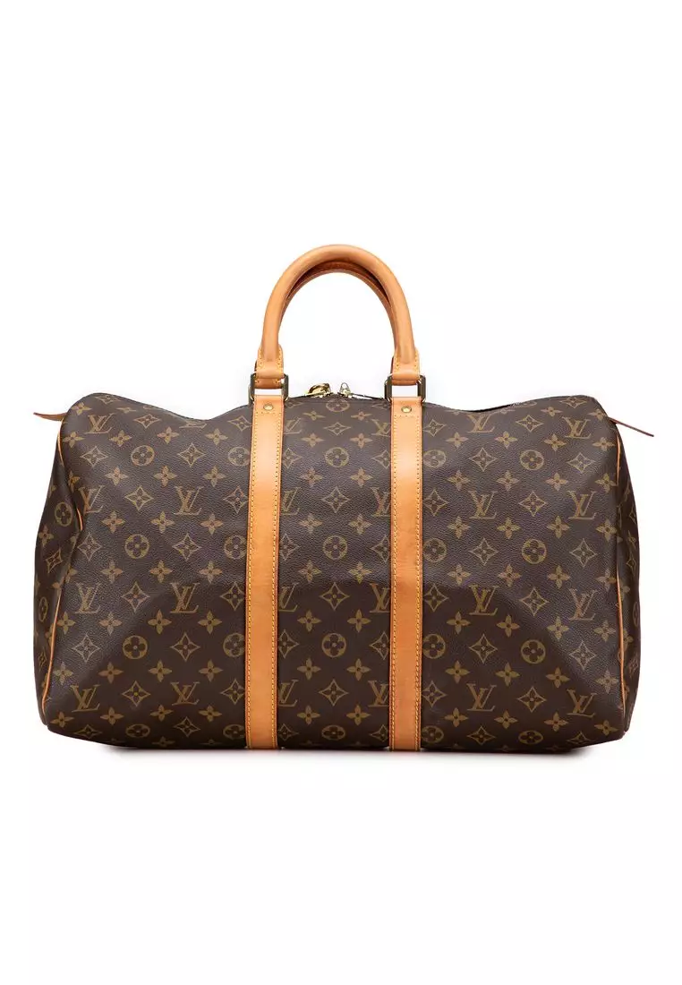 Buy Louis Vuitton Pre-Loved Louis Vuitton Monogram Keepall 45 2025 ...