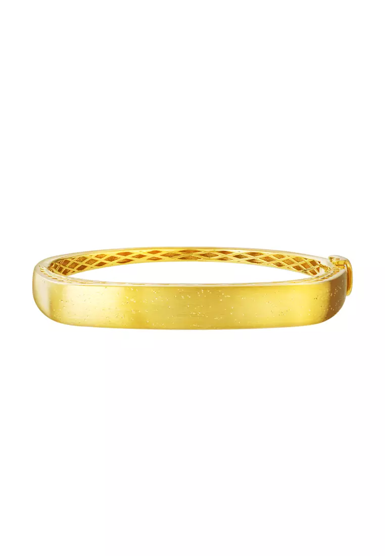 Buy TOMEI TOMEI Sri Puteri Classic Infused Bangle, Yellow Gold 916 2026 ...