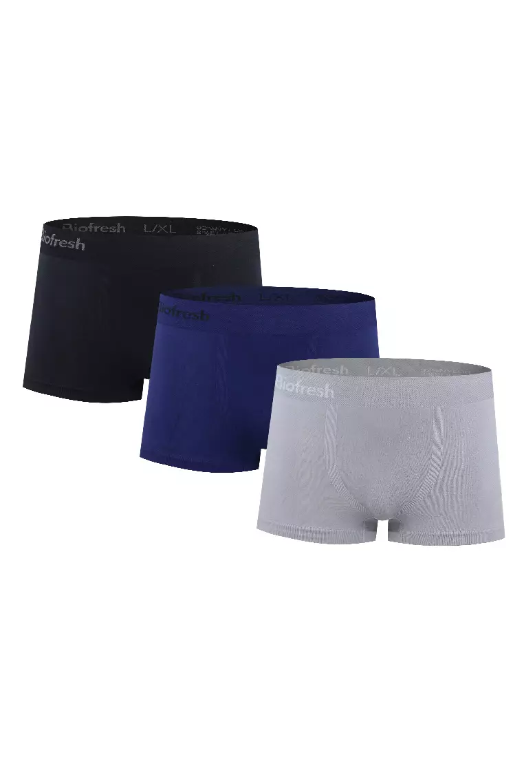 Buy Biofresh Antimicrobial Seamless Boxer Brief 3 pieces 2025 Online ...
