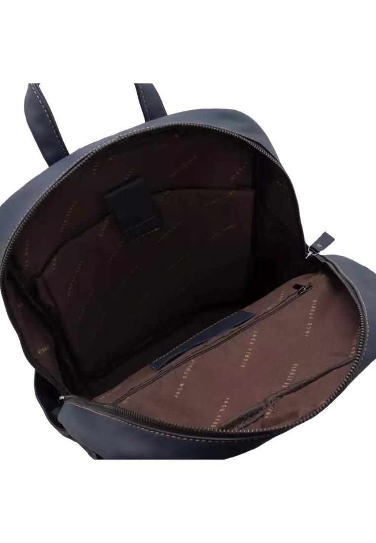 Jual Jack Studio Jack Studio Cow Leather Zipper Travel Backpack -LARGE ...