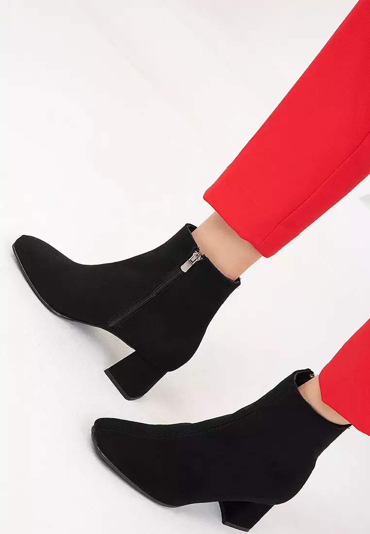 Buy Soho Tucked Mid Heeled Boots 2025 Online | ZALORA