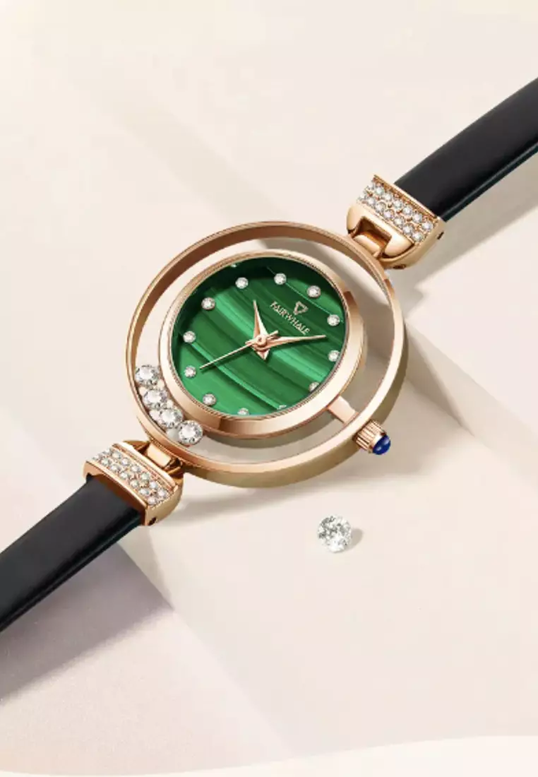 Buy Mark Fairwhale Ladies IP Rose Gold and Stainless Steel Quartz Watch ...