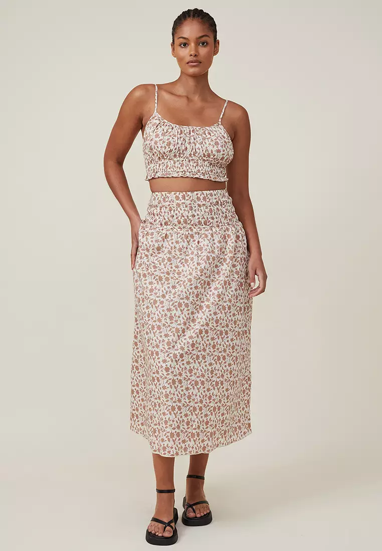 Buy Cotton On Sienna Shirred Cami Top 2025 Online | ZALORA