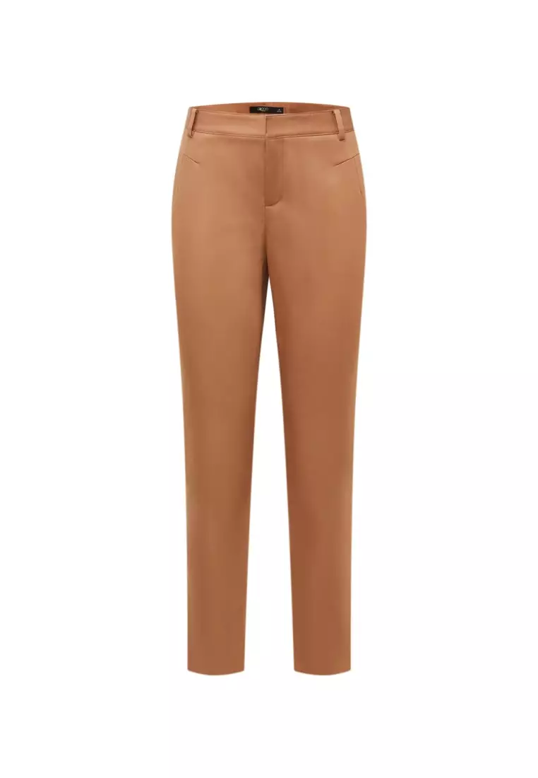 Buy G2000 Stretchable Satin Ankle Skinny Pants 2025 Online | ZALORA ...