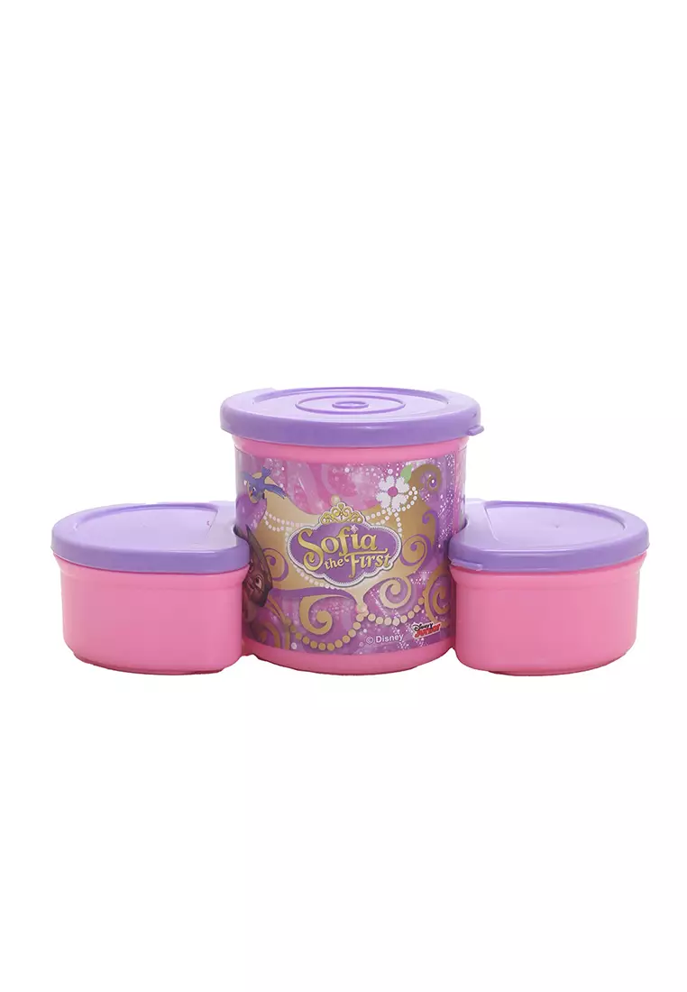Jual Disney Sofia the First Kotak Makan Lunch Box Set isi 3 Original ...