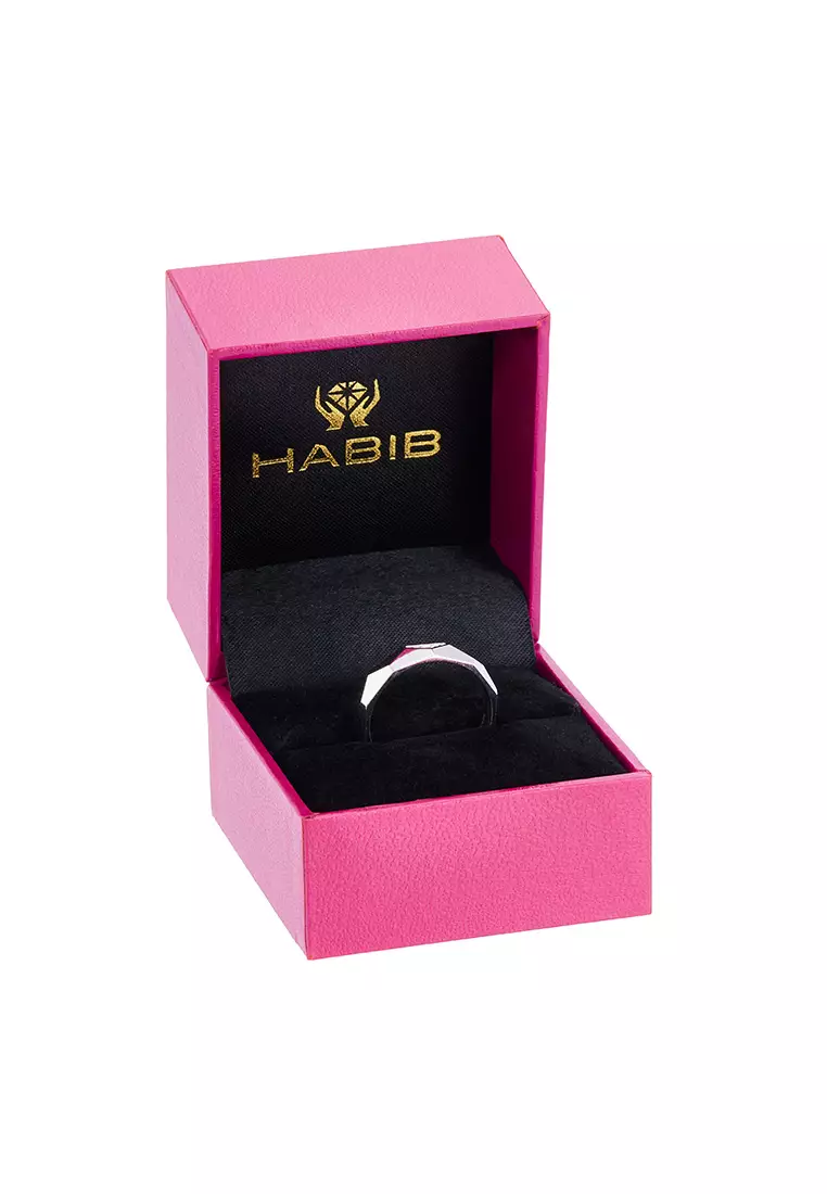 Buy HABIB HABIB Diamond Men's Ring in 925 Silver Palladium 119811025 ...