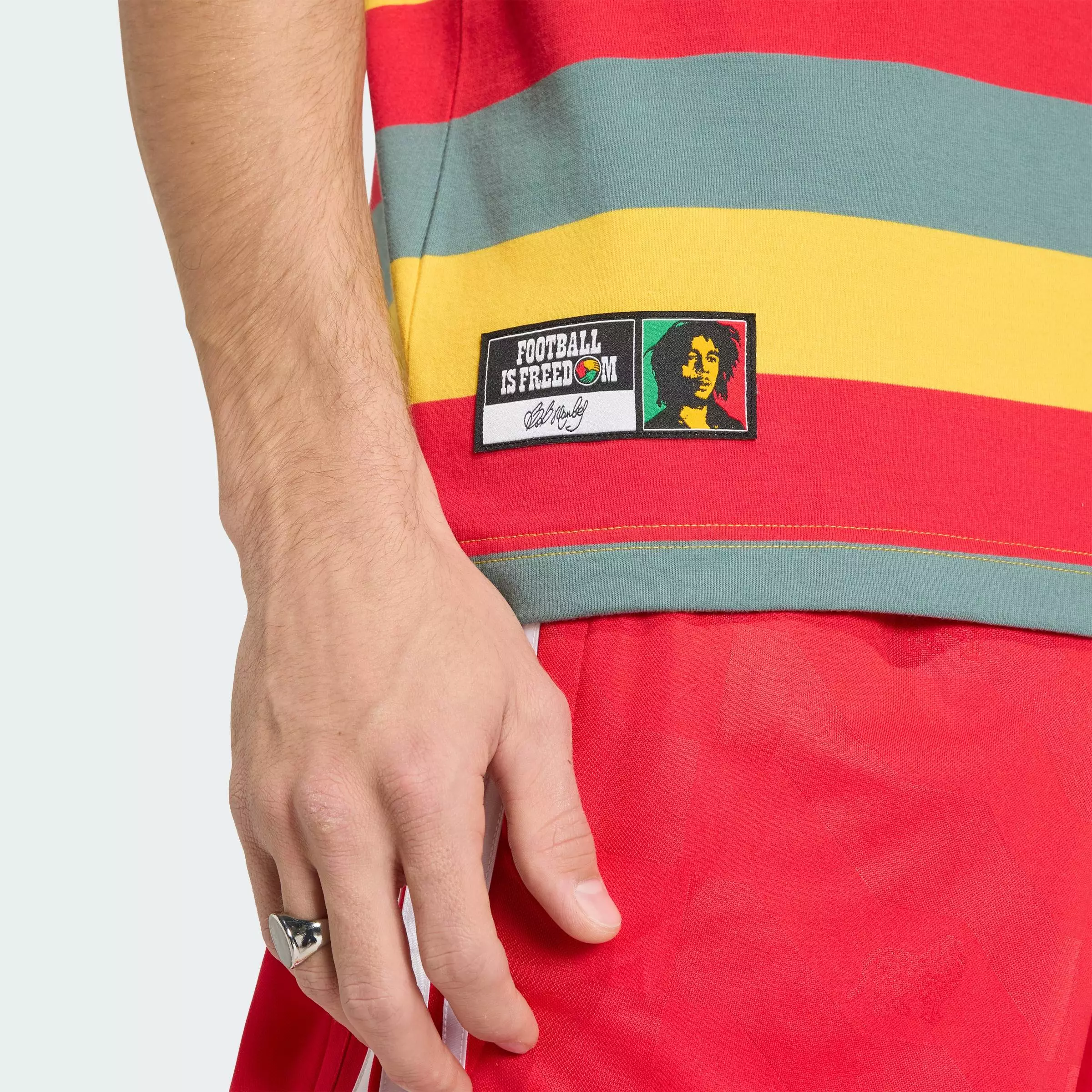 Buy ADIDAS World Cup Football Bob Marley Originals T-Shirt Online ...