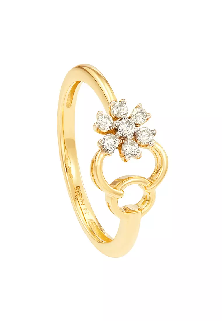 Buy HABIB HABIB Diamond Ring in 375/9K Yellow Gold 271381224(YG) Online ...