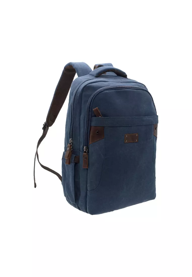 Jual Jack Studio Jack Studio Canvas Laptop Capacity Backpack BAD 40107 ...