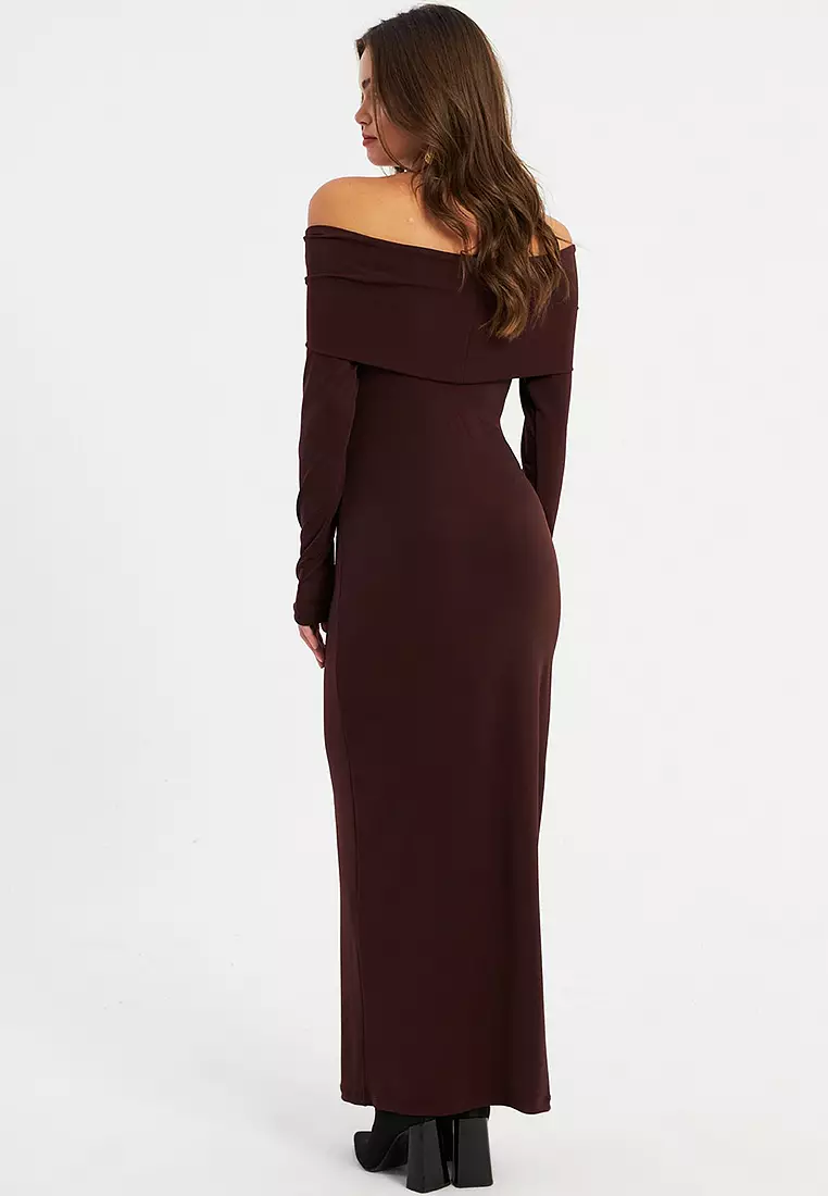 Buy Cool & Sexy Off Shoulder Maxi Dress 2025 Online | ZALORA Philippines