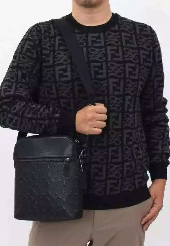 Jual Coach 4009 Houston flight bag SIG embossed black Original 2025 ...