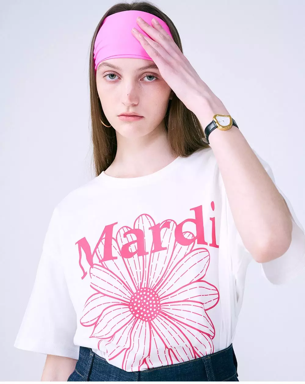 Jual MARDI MARCREDI TSHIRT FLOWERMARDI_WHITE VIOLET Original 2024 ...