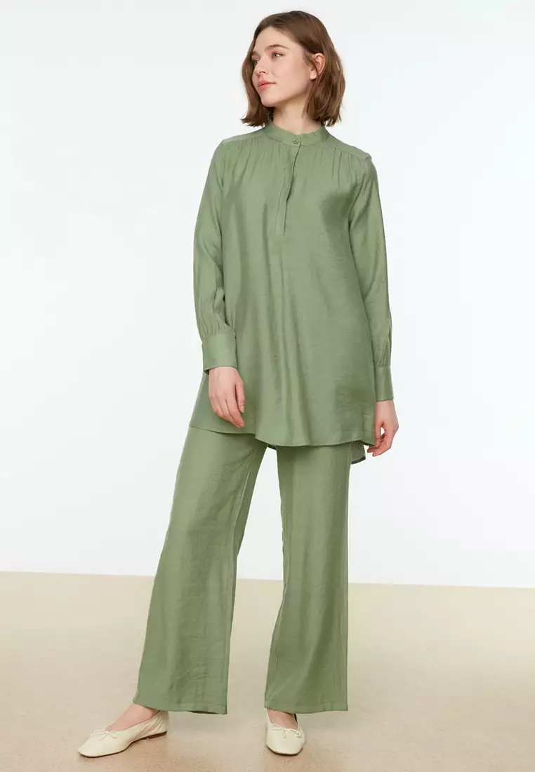 Buy Trendyol MODEST Tunic & Pants Suit Online | ZALORA Malaysia