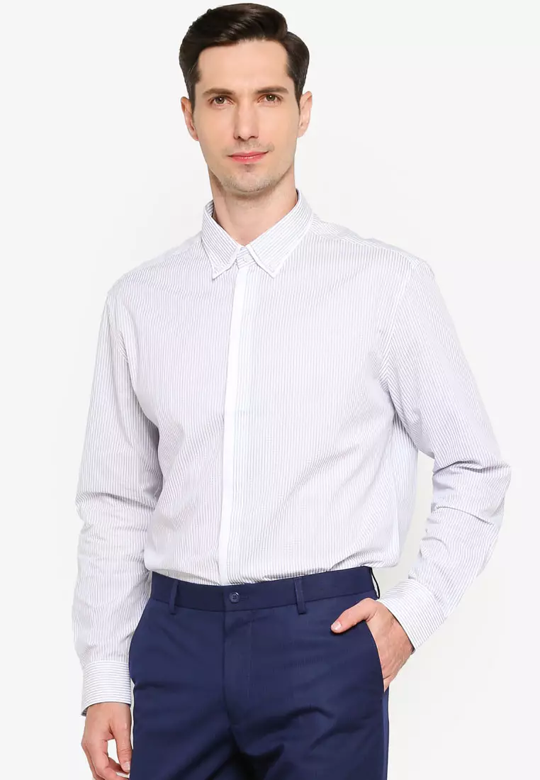 Jual G2000 Dotted Line Core Shirt Original 2025 | ZALORA Indonesia