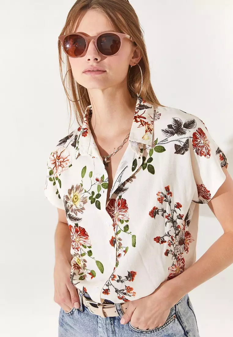 Buy Olalook Floral Bat Shirt 2026 Online | ZALORA