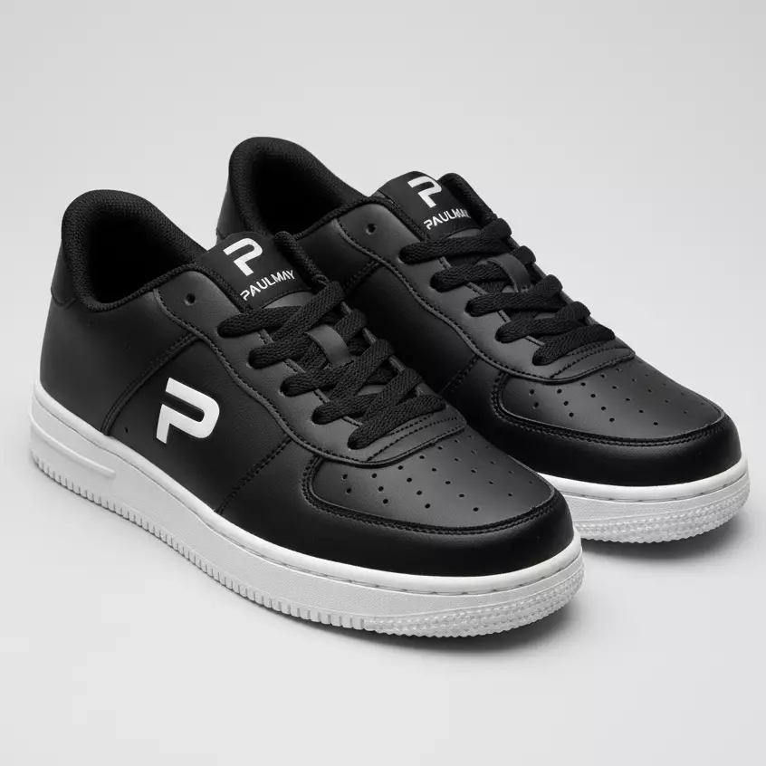 Jual PAULMAY PAULMAY - Sepatu Sneakers Pria Denver - Black White ...