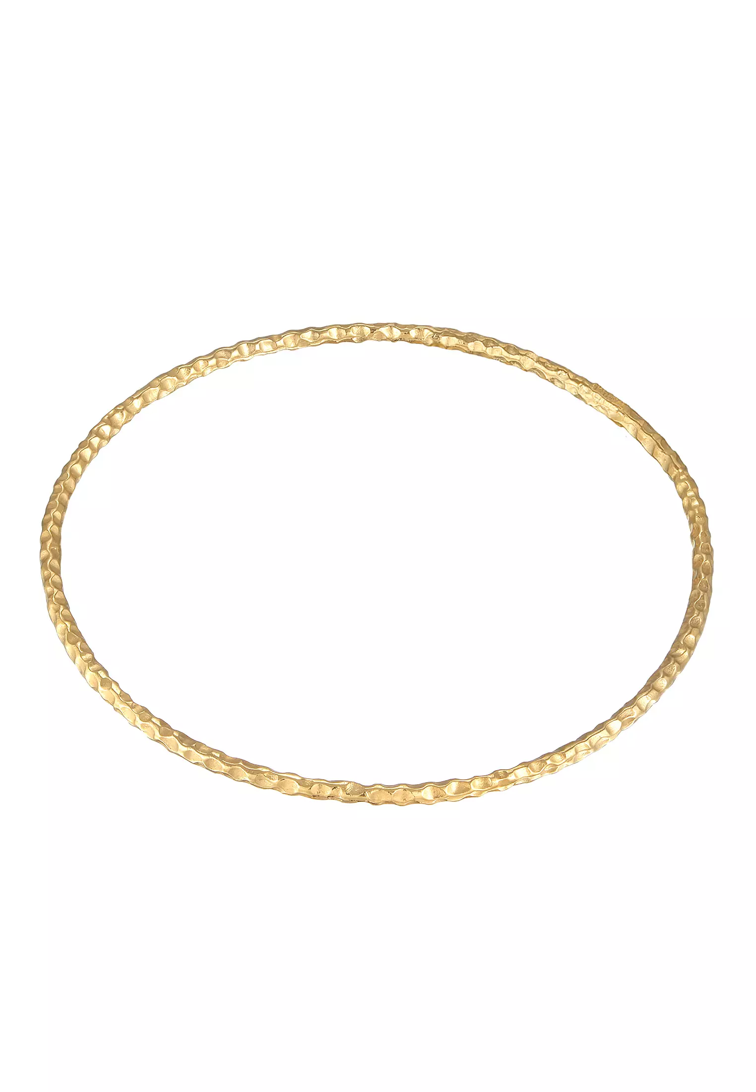 Buy ELLI GERMANY Hammered Bangle – Gold-Plated Silver 2026 Online | ZALORA