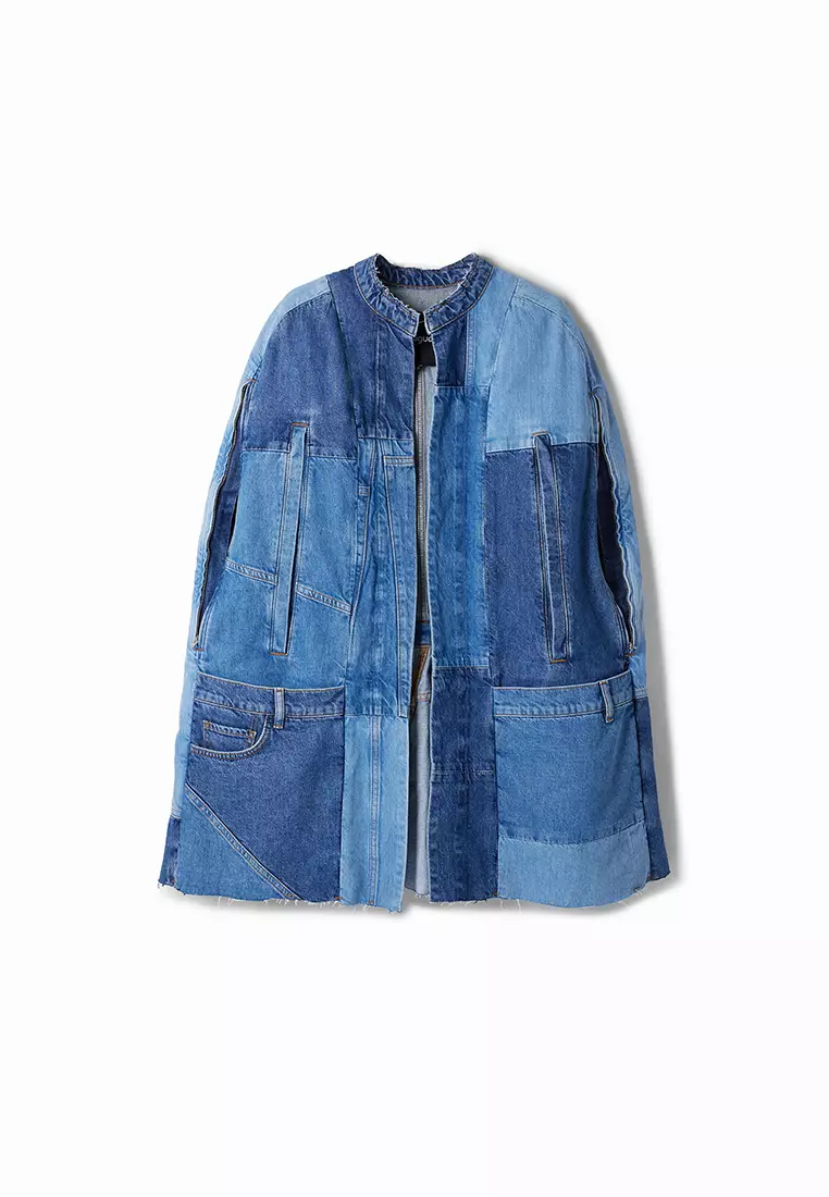 Buy Desigual Denim Poncho. 2026 Online | ZALORA