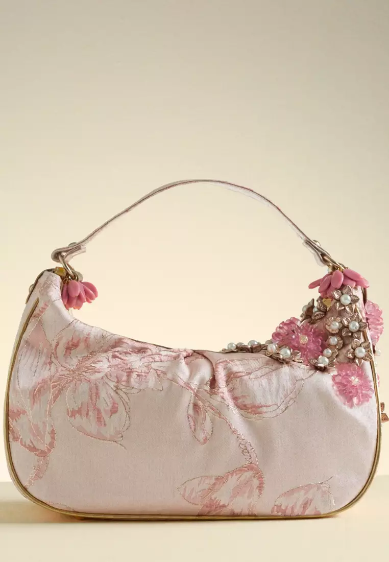 Buy Demure & Co Crystal Embellished Zayra Tote Bag Online | ZALORA Malaysia