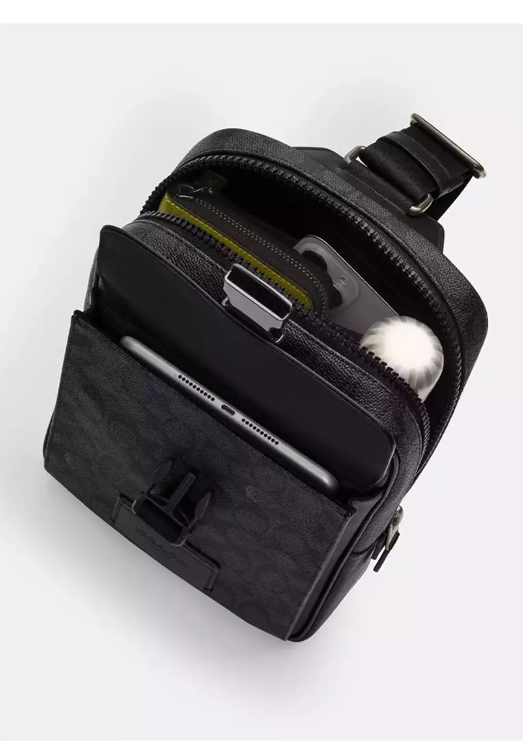 Buy Coach Track Pack In Signature Canvas 2026 Online | ZALORA Philippines