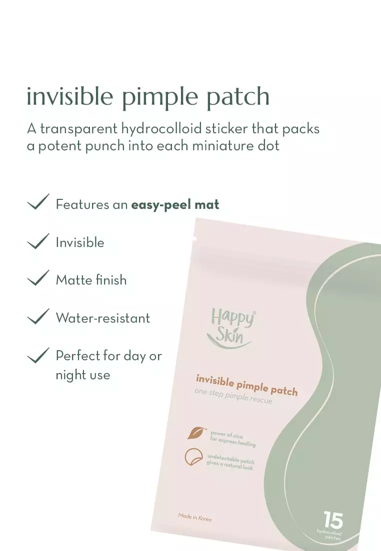 Buy Happy Skin Invisible Pimple Patch 2025 Online | ZALORA Philippines