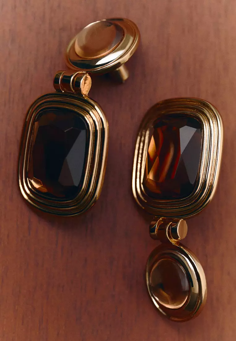 Jual Mango Combined Resin Hanging Earrings Original 2026 | ZALORA ...