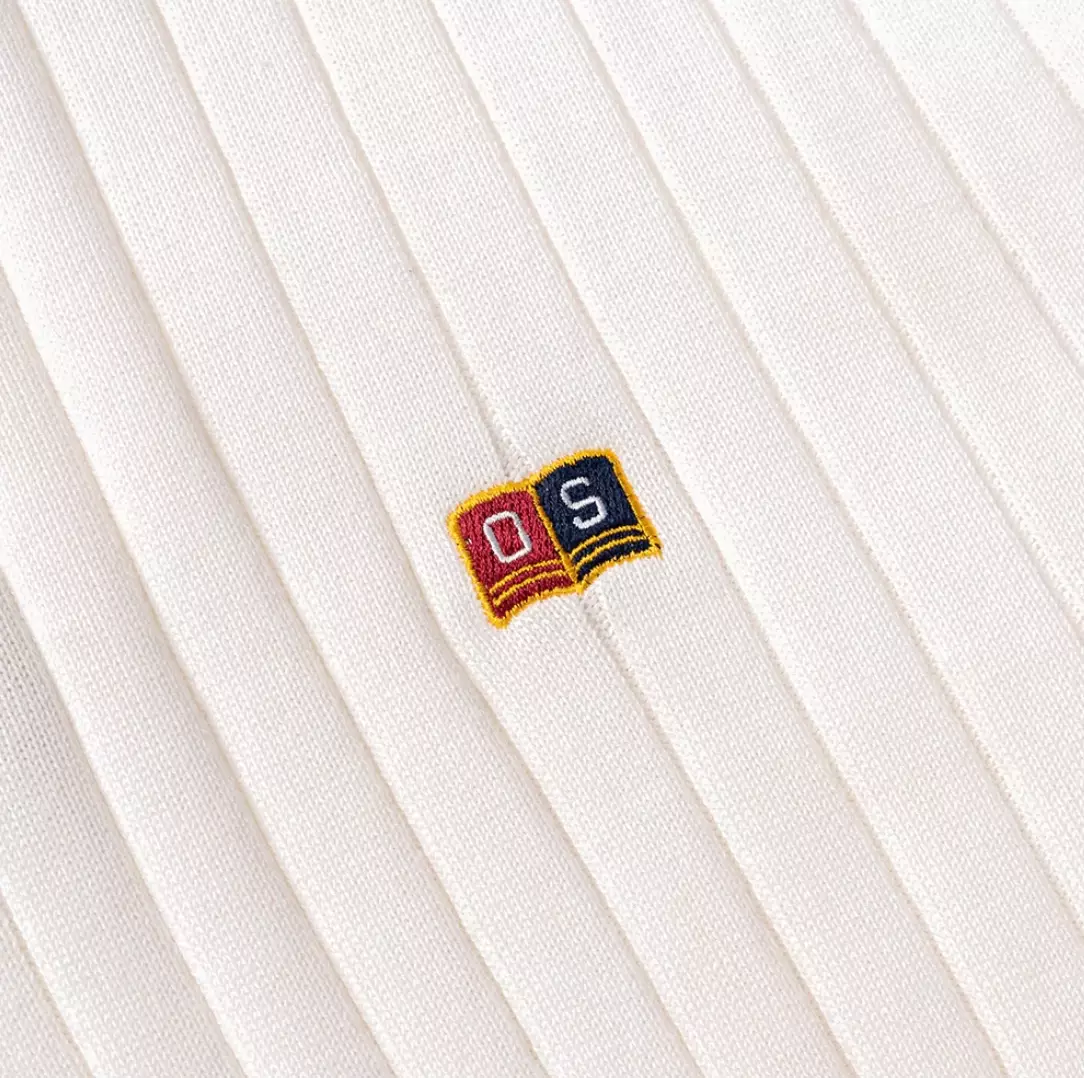 Jual Oxford Society Oxford Society Weston Knit Polo Ivory Kaos Polo ...