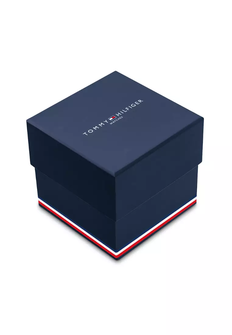 Buy Tommy Hilfiger Denim Men's Watch White Silicone Strap - White Dial ...