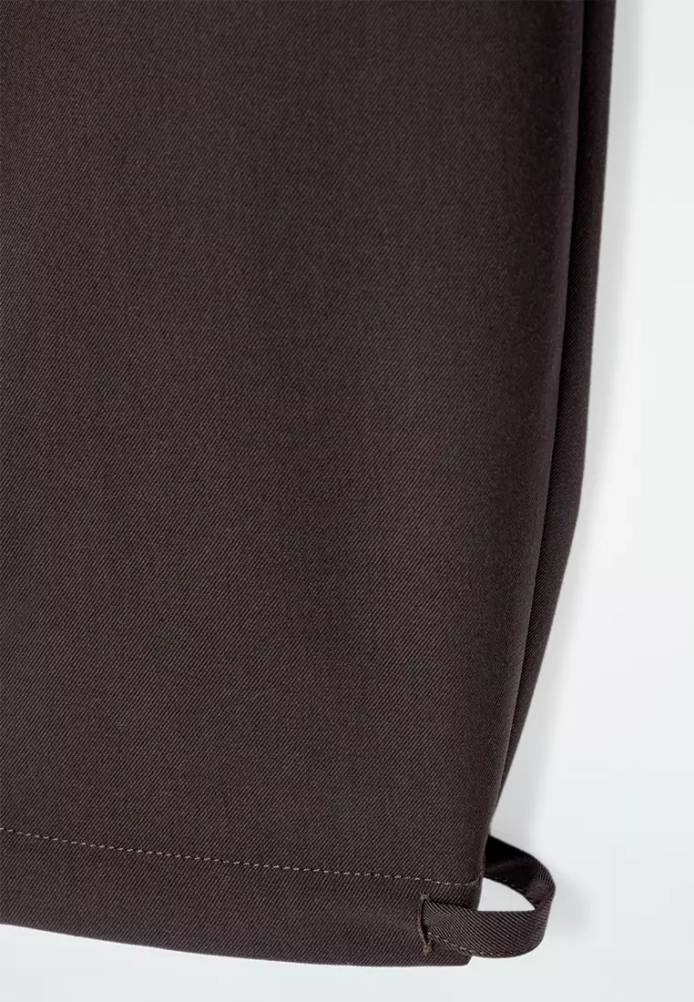 Buy COS Drawstring Twill Barrel-Leg Trousers 2025 Online | ZALORA ...