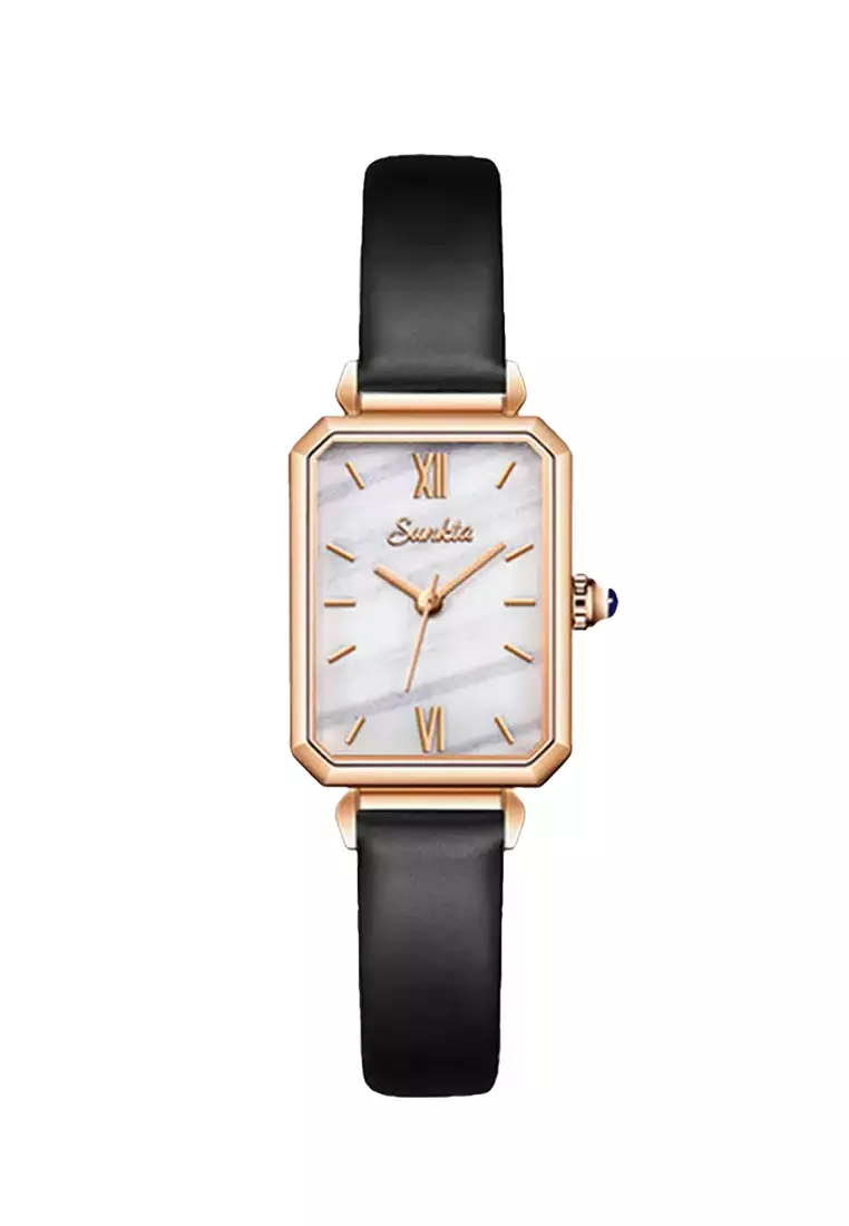 Buy LIGE SUNKTA Ladies Octagonal Quartz Watch, 27x20mm, Mother of Pearl ...