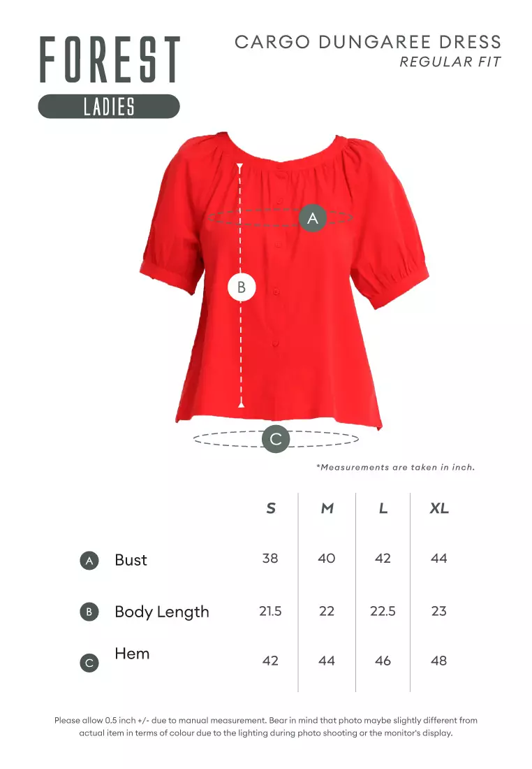 Buy FOREST Forest Ladies Modal Cotton Button Puff Sleeve Blouse Women ...