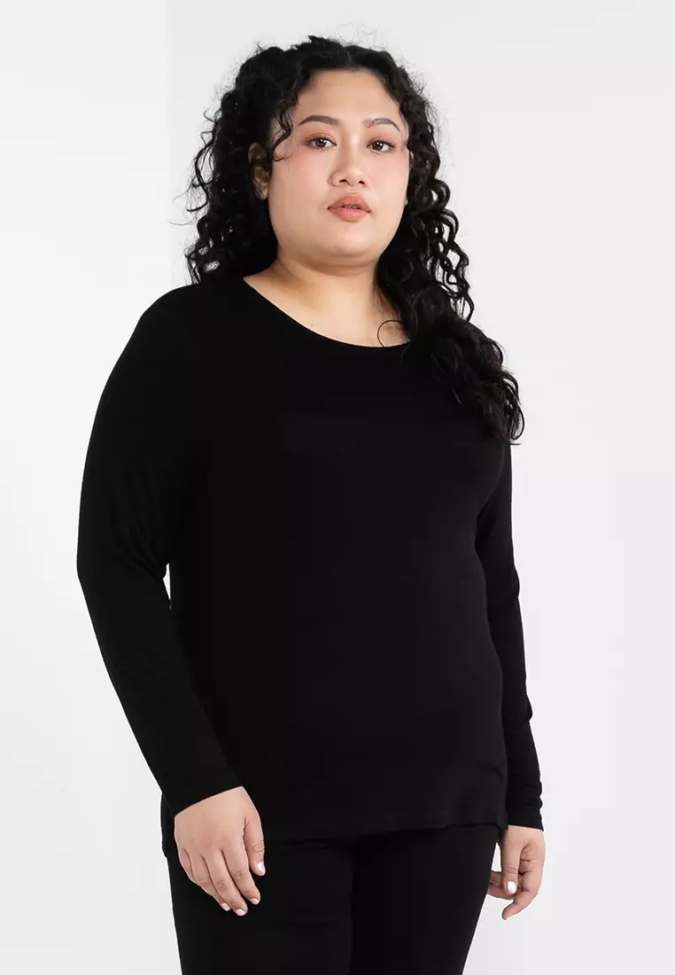 Buy Lubna Plus size round neck inner 2025 Online | ZALORA