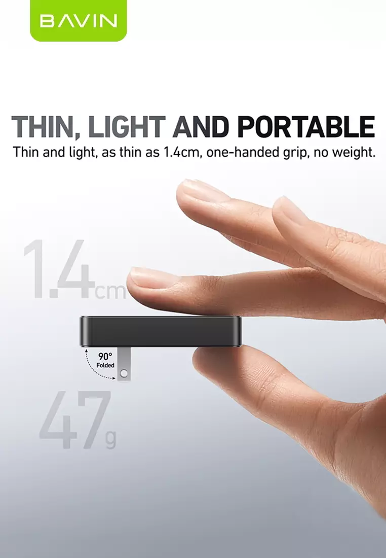 Buy BAVIN BAVIN PC2028 / PC2027 20W Ultra Slim Mini Portable Fast Charger Support PPS PD3.0 AC w ...