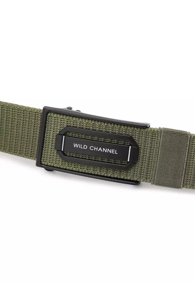 Buy Wild Channel Men's Belt - 40MM Automatic Buckle Online | ZALORA ...