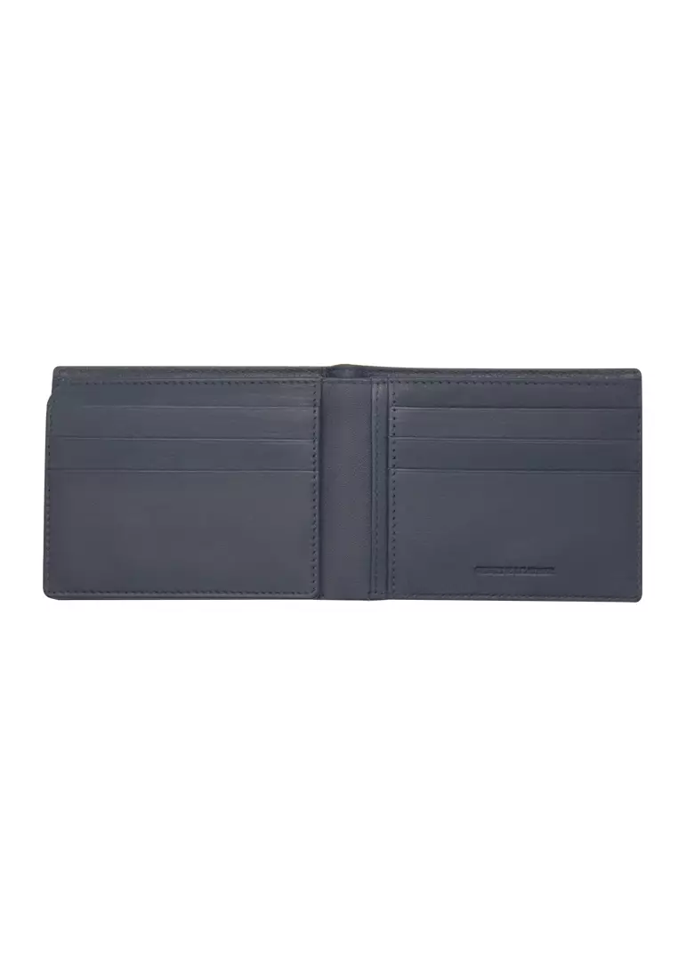 Oxhide Leather Wallet For Men in Blue Colour -Bifold Wallet- J0001 Blue ...