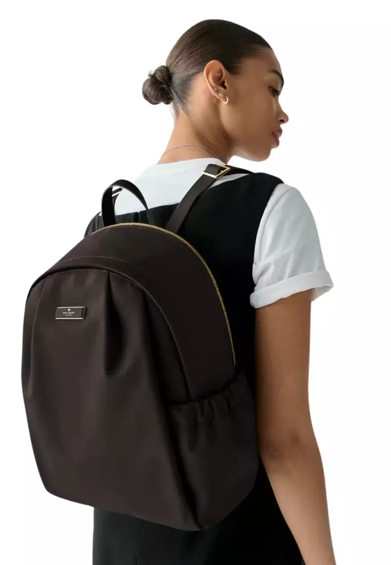 Buy Kate Spade Kate Spade Carter Nylon Large Backpack In Hot Fudge ...