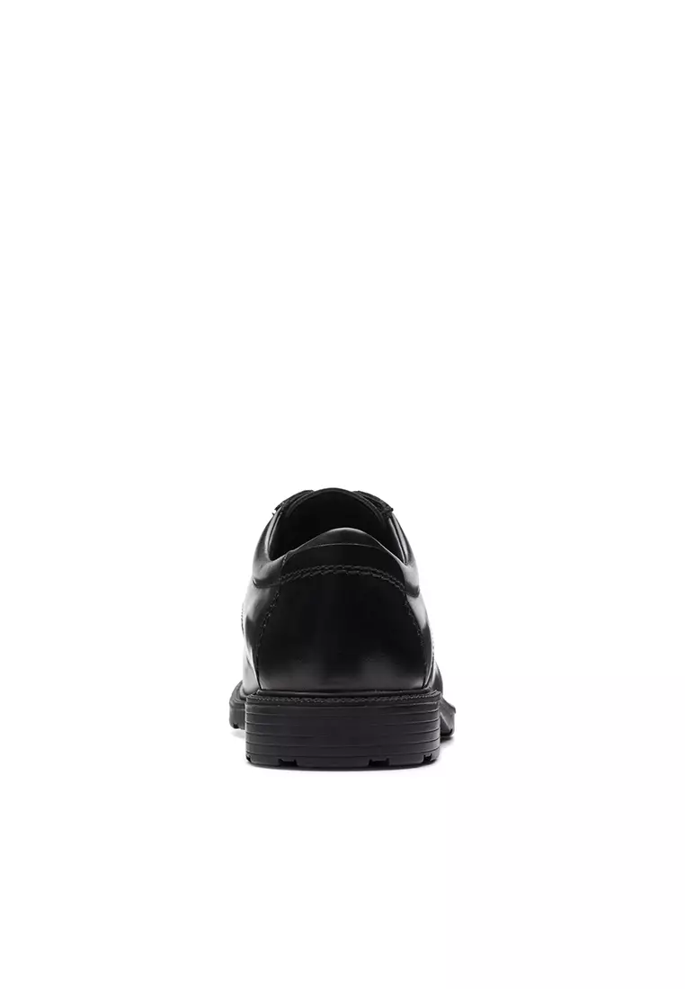 Buy Clarks Mens Kerton Lace Black Leather Shoes Online | ZALORA Malaysia