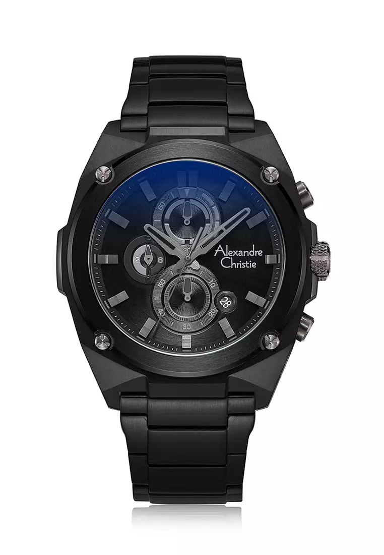 Jual Alexandre Christie Alexandre Christie Jam Tangan Pria - Black ...