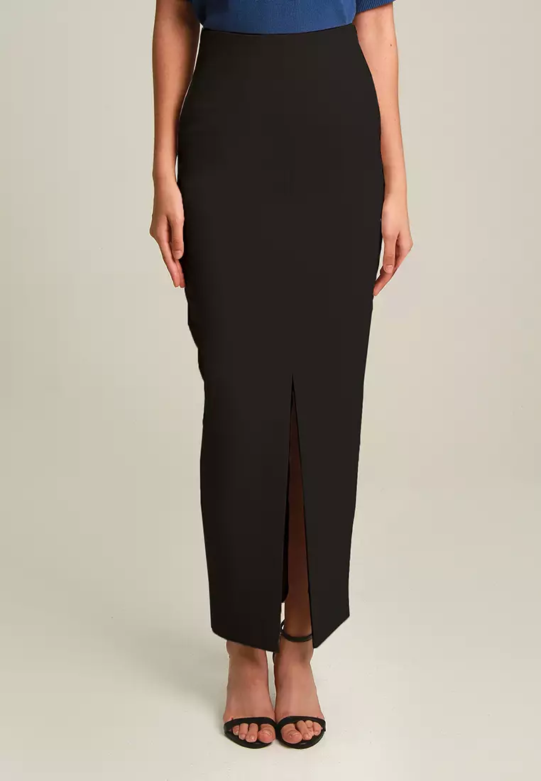 Buy RAEA Helena Front Slit Maxi Skirt Online | ZALORA Malaysia
