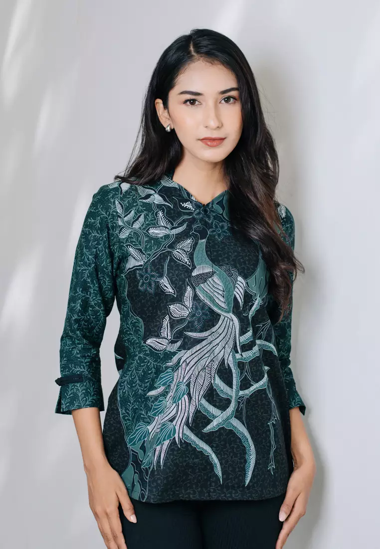 Jual Hadinata Batik Hadinata Batik Wanita Superfine Blouse Nylam Neel Original 2025 | ZALORA ...